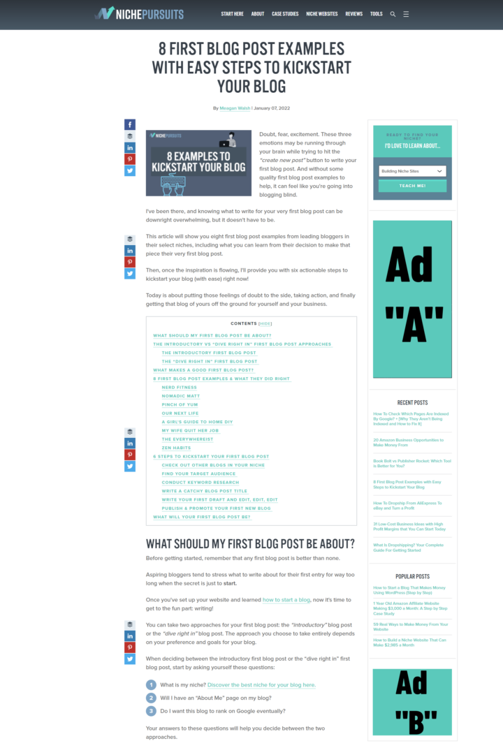 Advertise With Niche Pursuits 2026 | Niche Pursuits